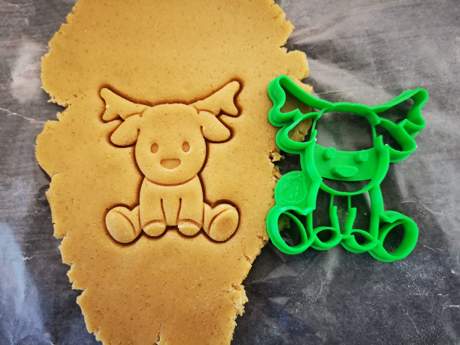 Sitting Reindeer Cookie Cutter The Cookie Lab Christmas