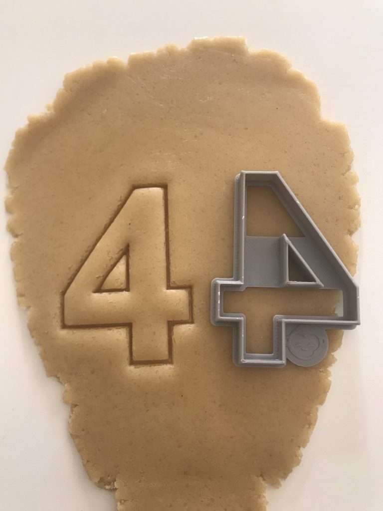 Number 4 Cookie Cutter | Imagination Lab | Numbers