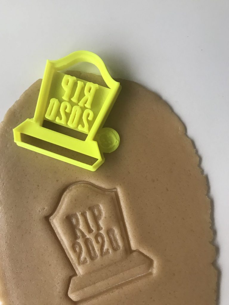 RIP 2020 Gravestone Cookie Cutter | Imagination Lab | New Years
