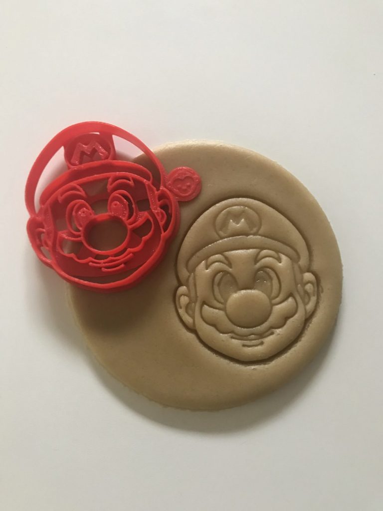 Red Plummer Man Face Cookie Cutter | Imagination Lab | Gaming